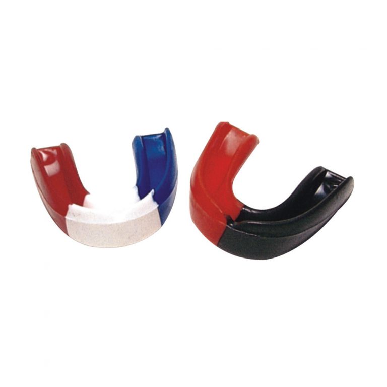 Mouth Guard - Senior Deluxe Tri Color Heavy-Duty Protection.