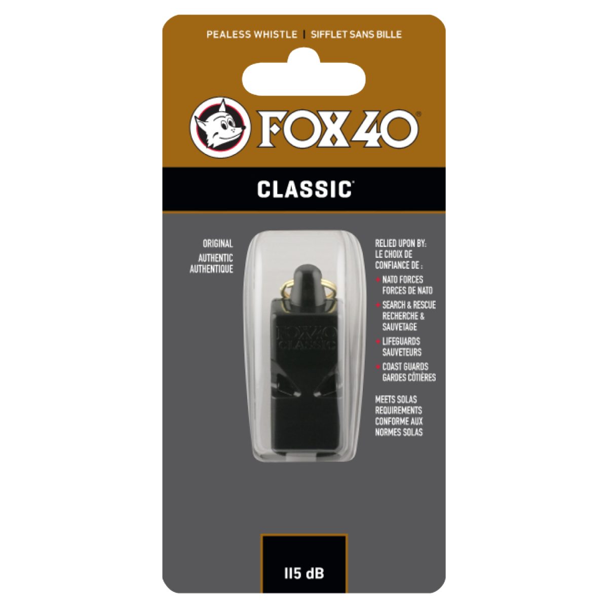 Fox 40 Classic Original Whistle - Without Lanyard...